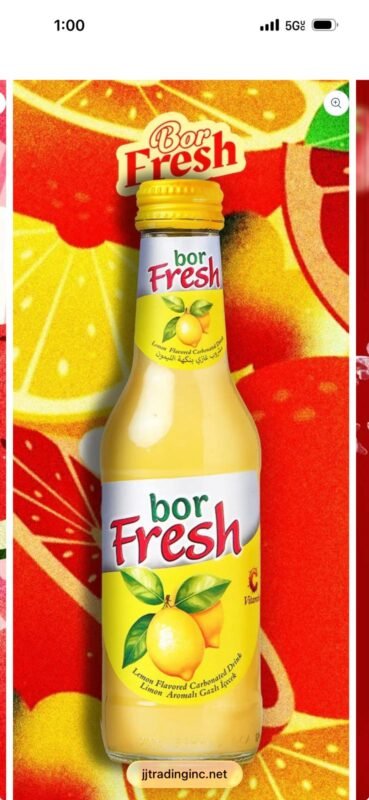 BOR FRESH LEMON 24x200ml – Shouly Imports